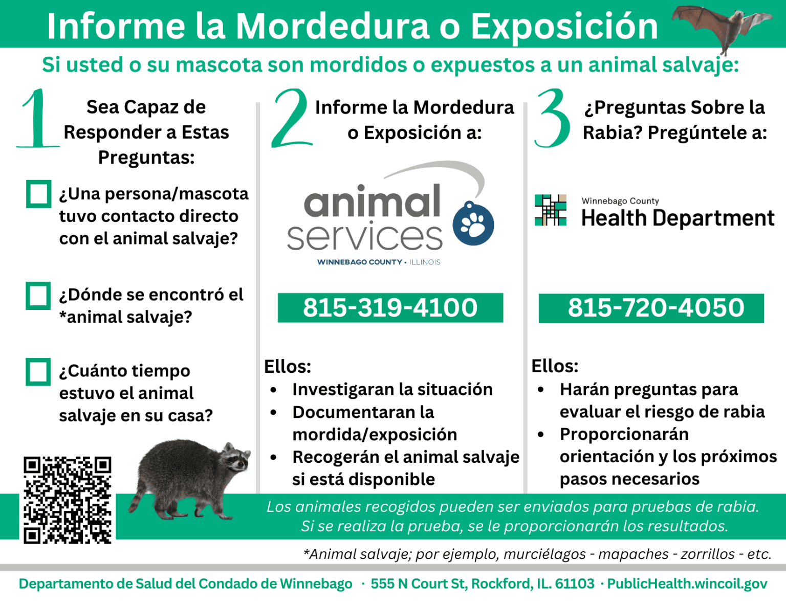 Report An Animal Bite or Rabies Exposure | WCHD